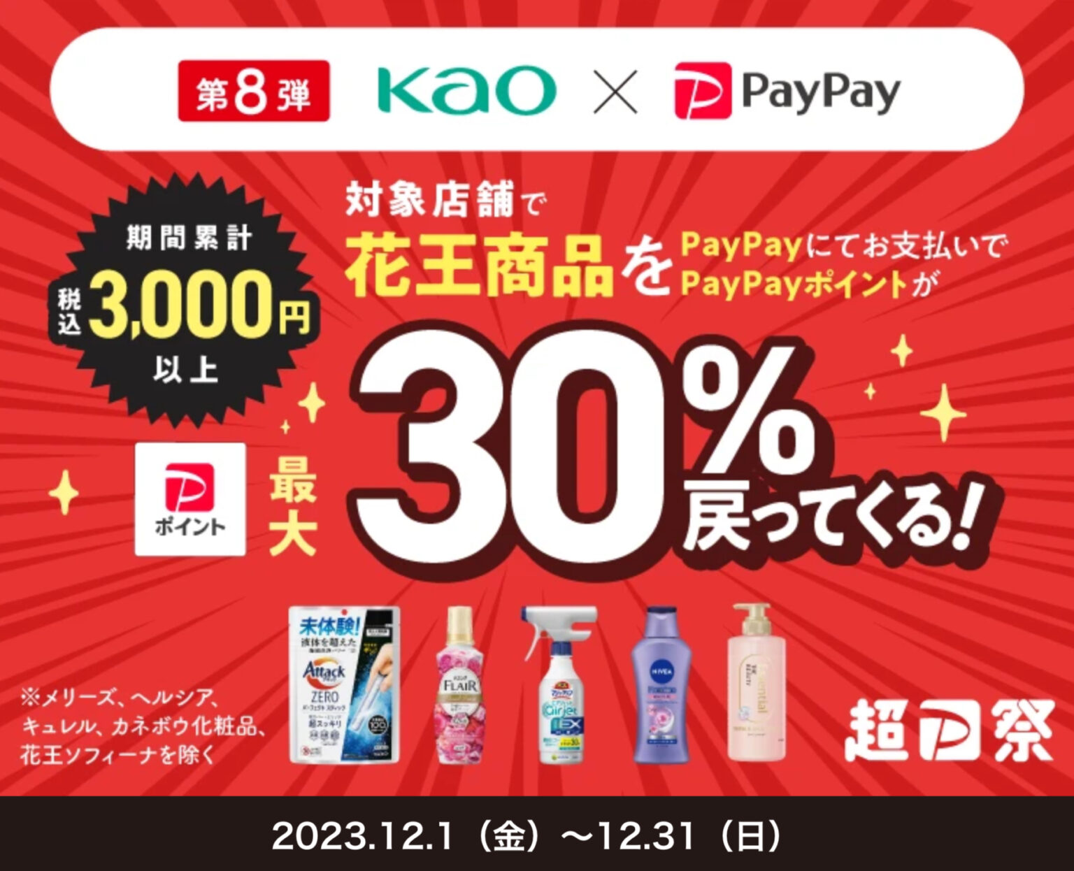 花王PayPayキャンペーン ️栃木市キャッシュレス ️マツモトキヨシアプリのトリプルコンボで65％還元へ‼️ | らいとのミニマル優待ライフ